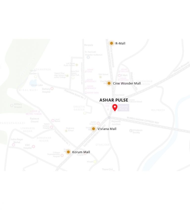 1 BHK & 2 BHK Flats in Majiwada, Thane West | Ashar Pulse